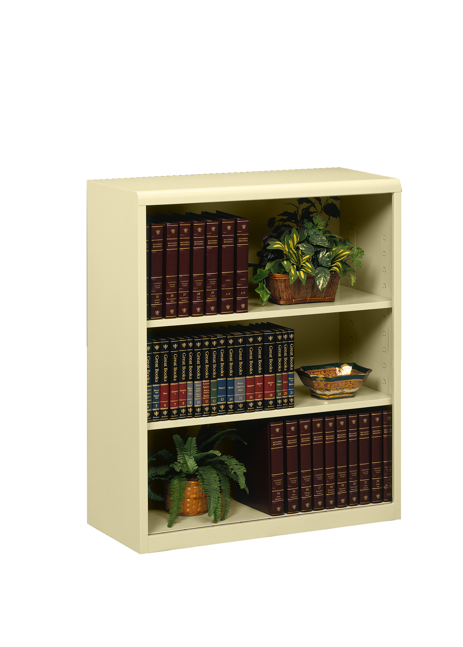 Tennsco - Storage Made Easy - 42" High Executive Bookcase Without Glass ...