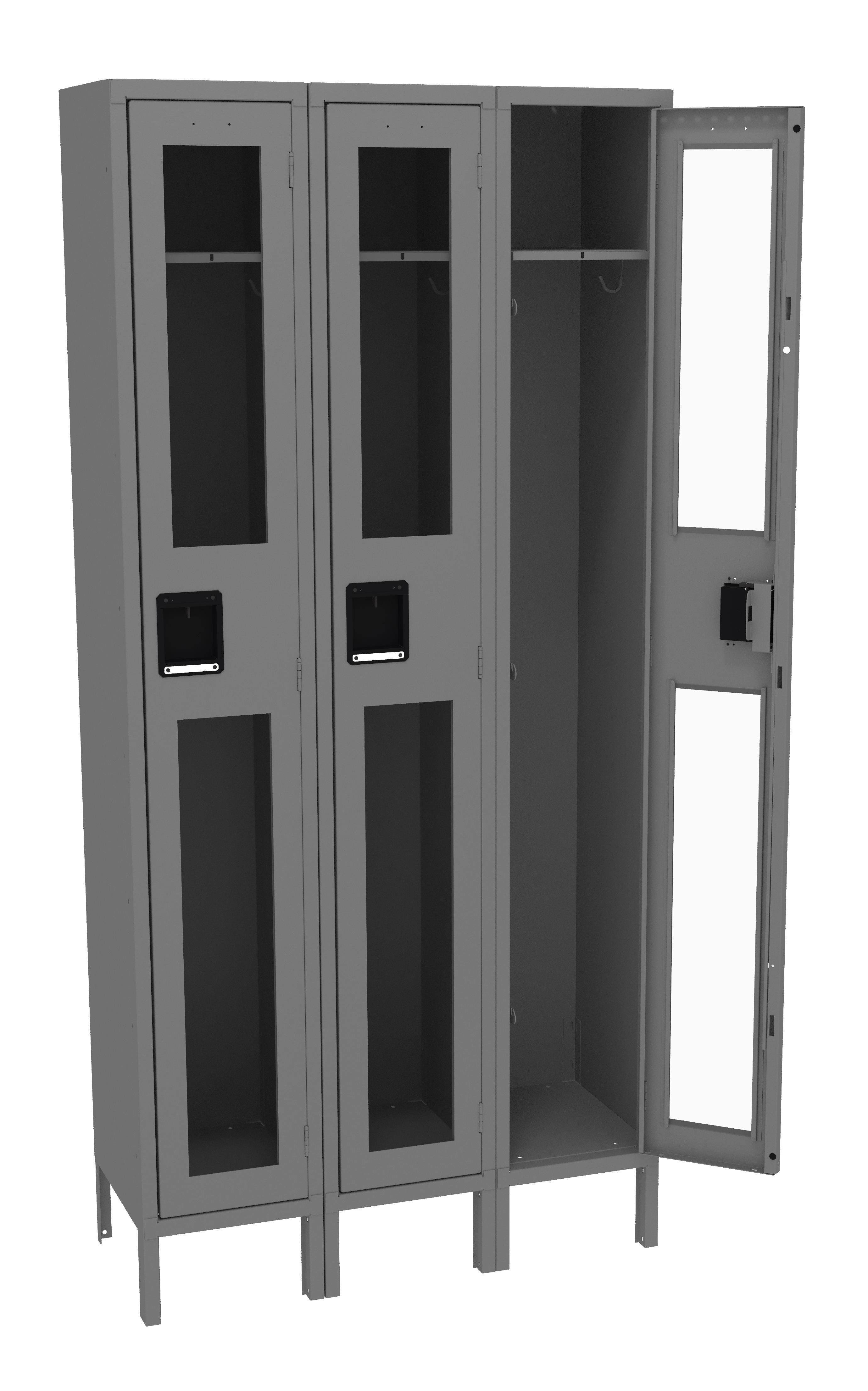 Tennsco - Storage Made Easy - Single Tier C-Thru Locker - Three Wide ...
