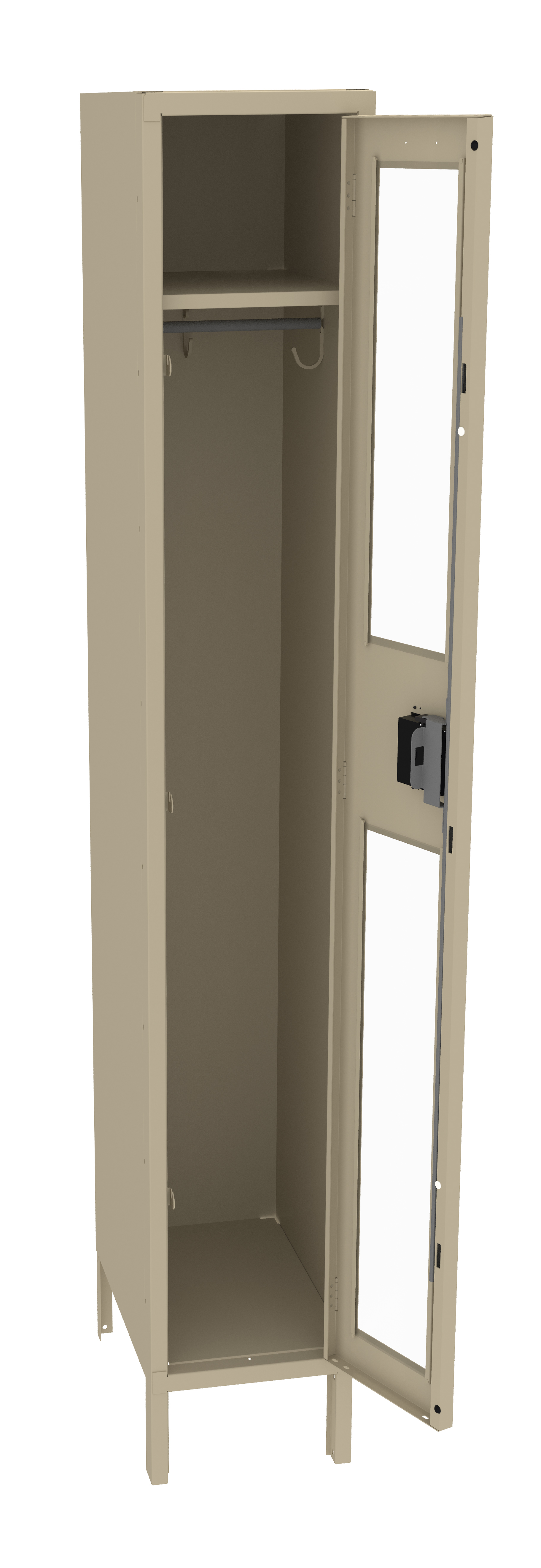 Tennsco - Storage Made Easy - Single Tier C-Thru Locker - One Wide With ...