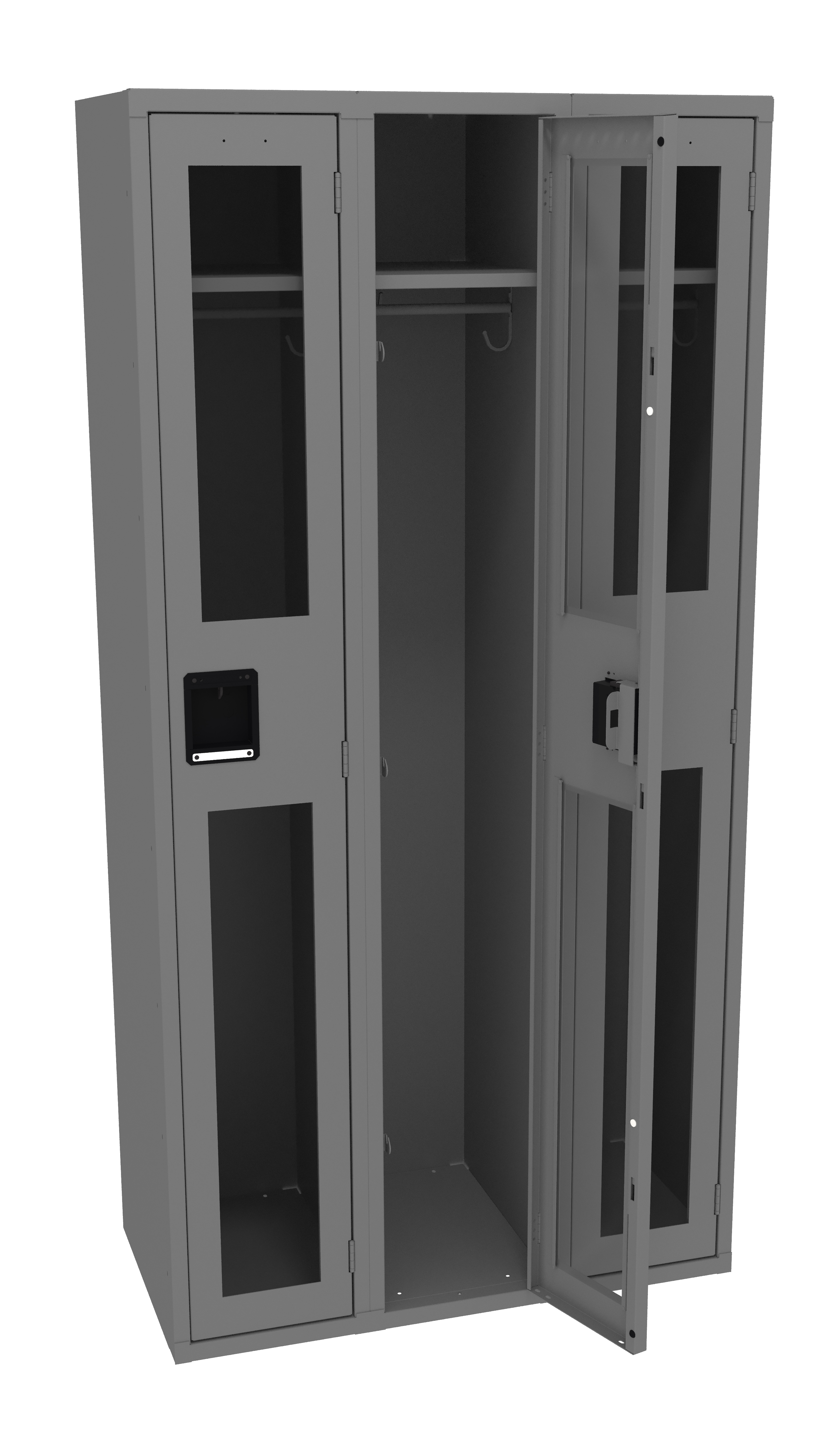 Tennsco - Storage Made Easy - Single Tier C-Thru Locker - Three Wide ...