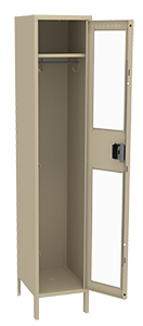 Tennsco - Storage Made Easy - Single Tier C-Thru Locker - One Wide With ...
