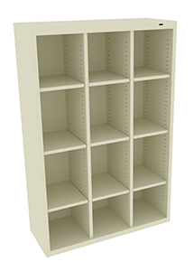 Tennsco - Storage Made Easy - 52" High Cubby with 12 Openings