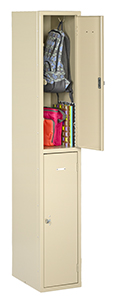 Tennsco - Storage Made Easy - Heavy Duty Double Tier Locker (One Wide)
