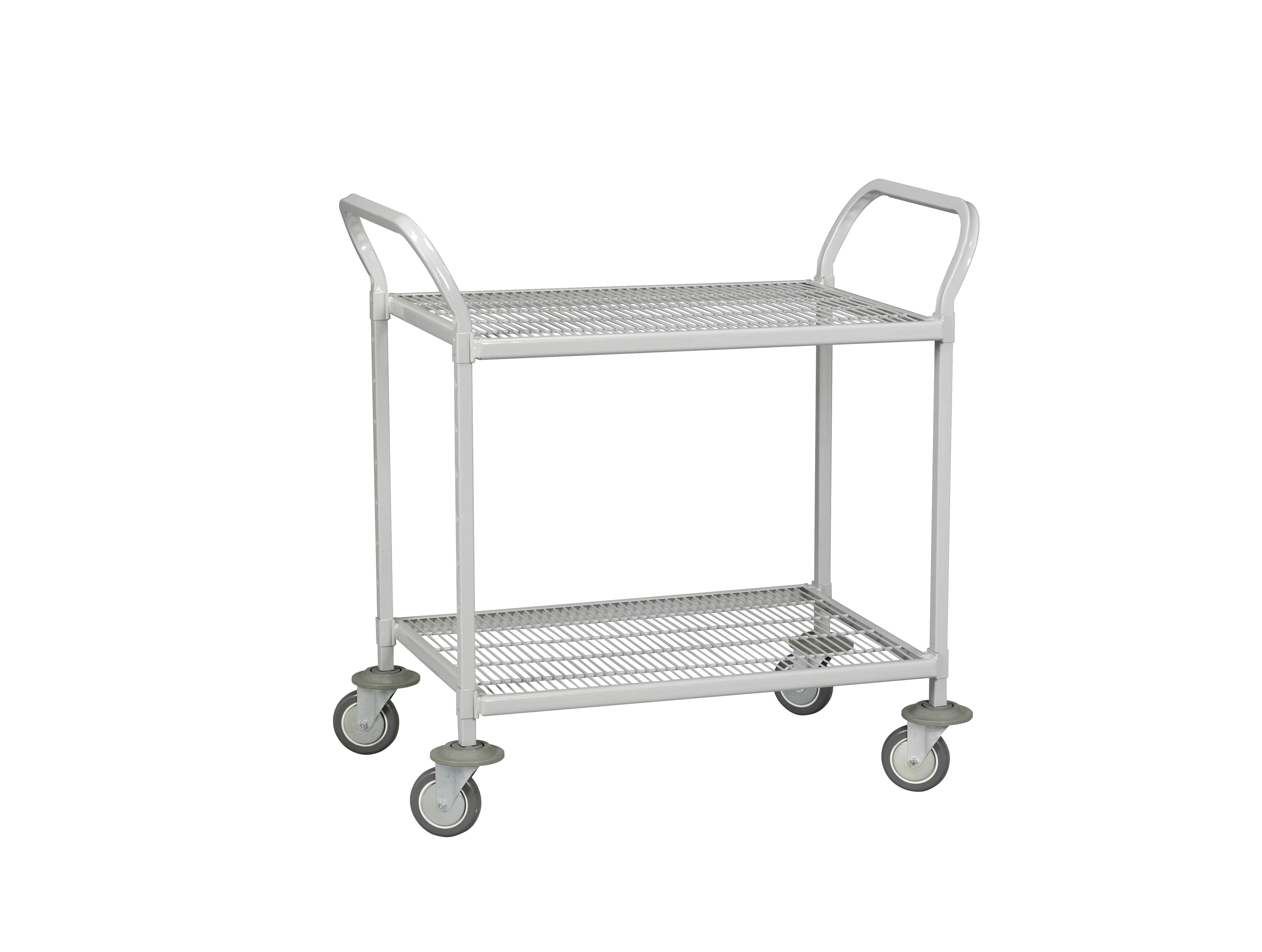 Tennsco - Storage Made Easy - 2 Level Wire Cart - Epoxy Coat