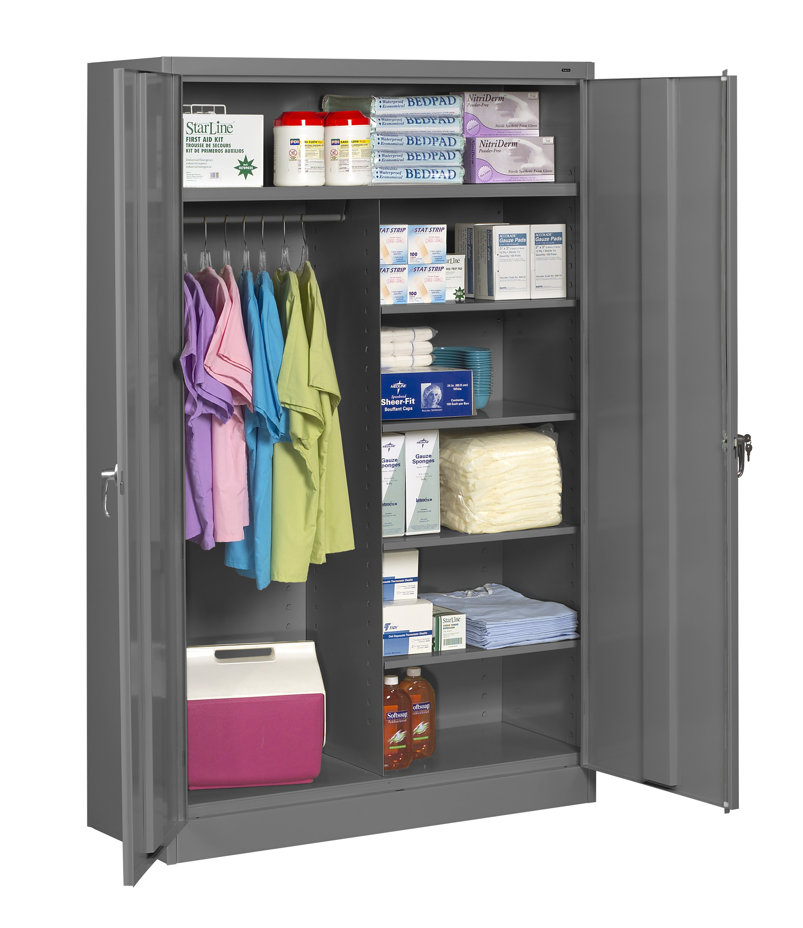 Tennsco - Storage Made Easy - Jumbo Combination Cabinet (Unassembled)