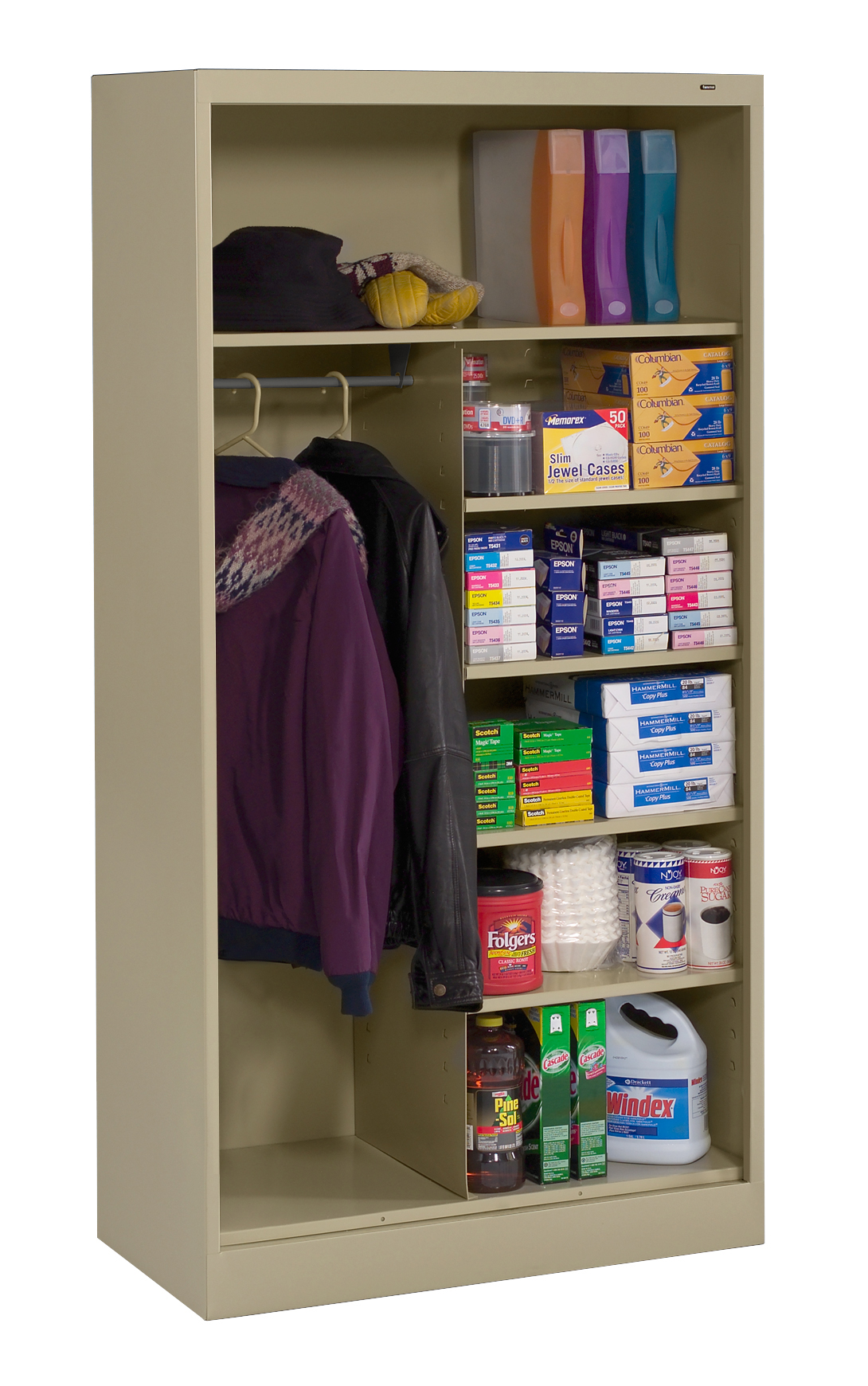 Tennsco - Storage Made Easy - 72" Open Style Combination Cabinet (18"D)